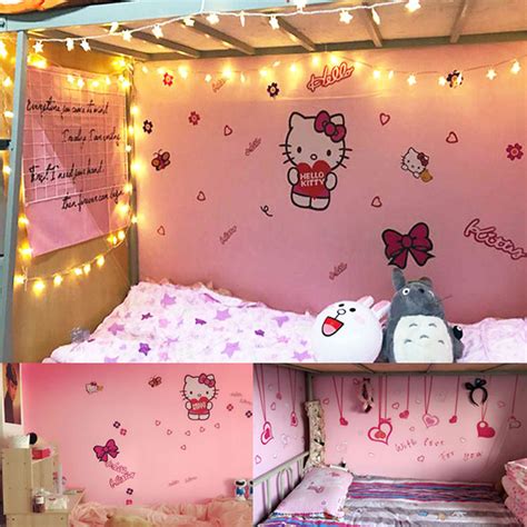 Tổng Hợp 7 Mẫu Giấy Dán Tường Hello Kitty Dễ Thương Cho Phòng Ngủ Bé Gái