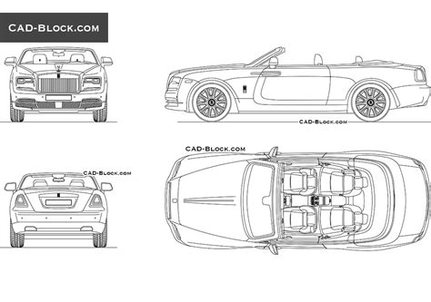 Rolls Royce Dawn Cad Blocks