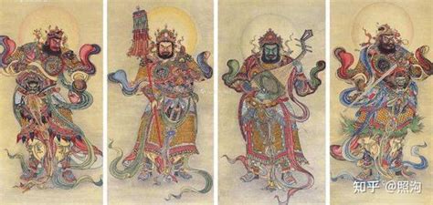 《西游记》里的四大天王到底是谁？佛庙门前的四大金刚又是谁？ 知乎