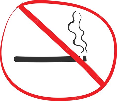 Señal De No Fumar Vector O Ilustración En Color Ilustración Humo De