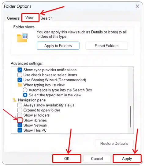 How To Show Or Hide Libraries Folder In File Explorer On Windows 11