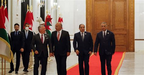 Egypt Jordan And Iraq Leaders Meet At Baghdad Summit News Al Jazeera