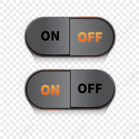 켜기 및 끄기 어두운 색상 시뮬레이션 스위치 조명 효과 버튼 조명 일러스트오픈열다 Png 일러스트 무료 다운로드 Lovepik