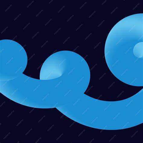 3d 추상 다채로운 트위스트 액체 모양 크리 에이 티브 디자인 요소 배너 배경 포스터에 대 한 벡터 현대 그라디언트 모양 요소 무료 벡터