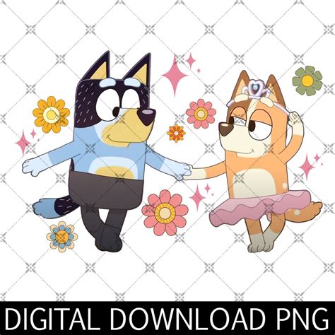 Bluey Dancing Png Bluey Dance Mode Png Bluey And Bingo Etsy