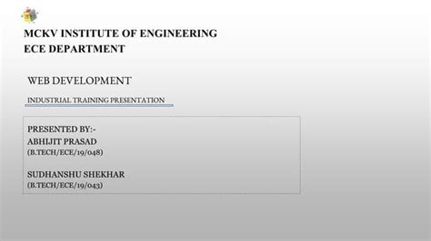 Front End Web Development Pptx