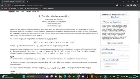 codeforces r unexpectedjojo
