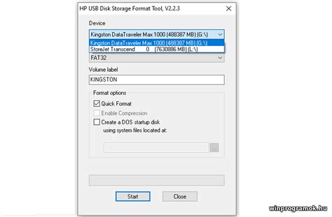 Hp Usb Disk Storage Format Tool Letöltés Ingyenes Rendszerindítás és