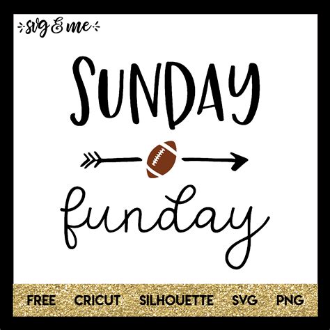 Free Svg Football Sunday Funday Svg And Me