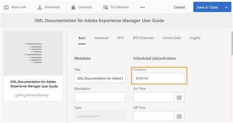 配置输出生成设置 Adobe Experience Manager