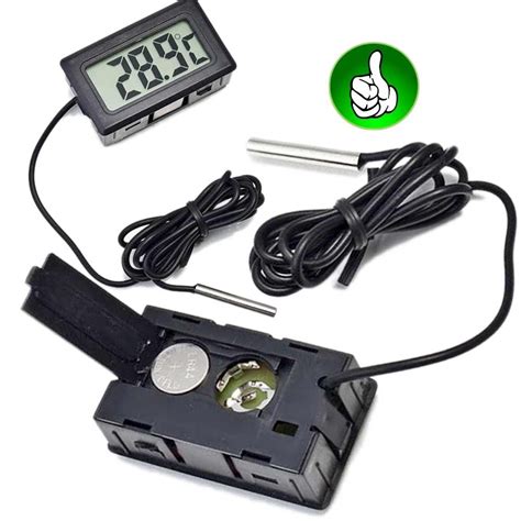 Termometer Digital Digital Thermometer Waterproof Anti Air Probe Alat Ukur Suhu Panas LCD