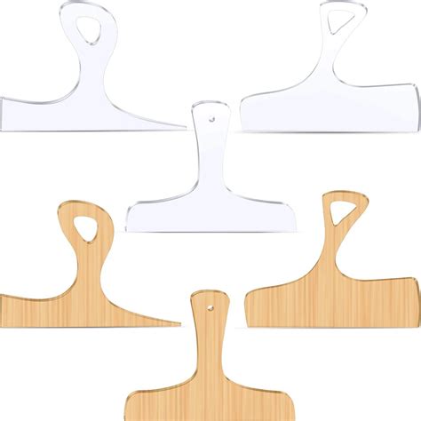 3pcs Woodworking Essentials Acrylic Router Templates For Charcuterie