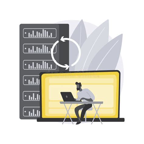 Backup Server Abstract Concept Vector Illustration Stock Vector Illustration Of Storytelling
