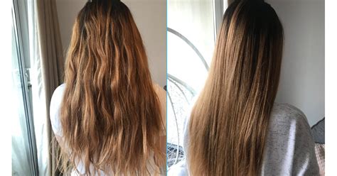 Before And After Using The Olaplex No0 Intensive Bond Builder
