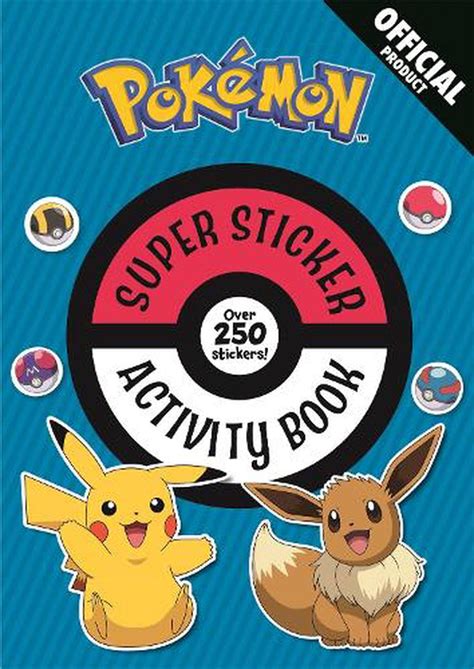 The Official Pokemon Super Sticker Activity Book By Pokemon Paperback