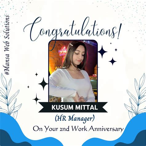 Kusum Mittal On Linkedin Workanniversary 2yearscompleted