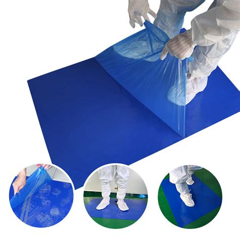 30 Layers Temporary Floor Protection Sheets Blue Industrial Ldpe