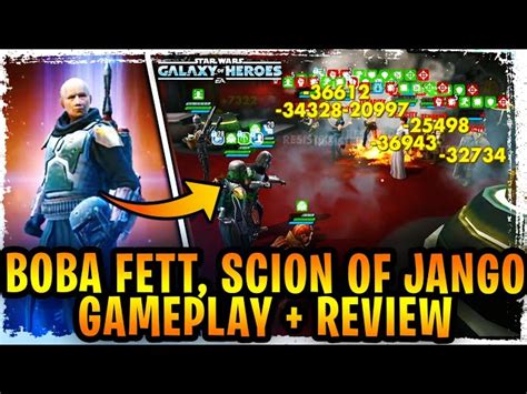 Boba Fett Scion Of Jango Gameplay Character Review The New Galactic Legend Of TW In SWGoH