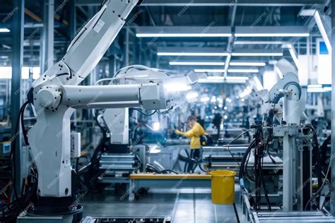 Ai Driven Automation In Modern Manufacturing Systems Premium Ai Generated Image