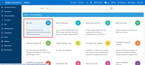 How To Generate FG Standard Manifest EDI In Fresa