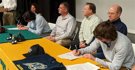 Taconic Seniors Bo Bramer Sam Sherman Sign Lois Making Ncaa Division I Baseball Commitments