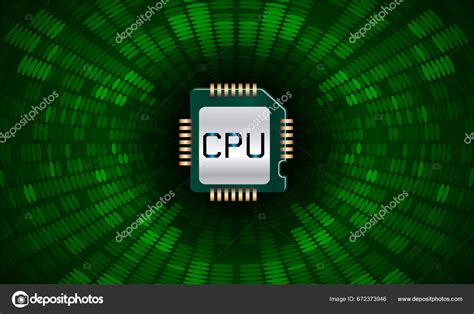 Cpu Sign Circuit Board Stock Vector By ©titima157 672373946