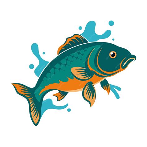 A Carp Fish Vector Illustration Premium Ai Generated Vector