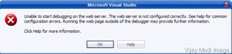 Soft Skills ASP Net Error The Web Server Is Not Configured Correctly