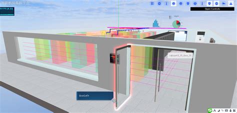 Webgl Threejs 3d机房 基于threejs 实现了常用的所有功能