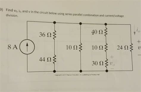 Solved Find V I And V In The Circuit Below Using Chegg