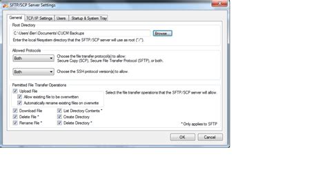 Collaboration Devices Lab A Install SolarWinds SFTP Server