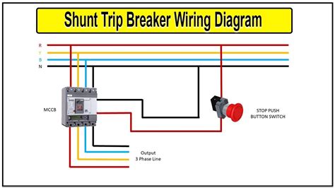 Shunt Trip Breaker Wiring Diagram Schneider