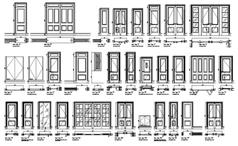 Front Door Elevation Drawing