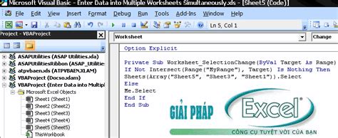 Tổng hợp những tuyệt chiêu trong Excel Giải Pháp Excel