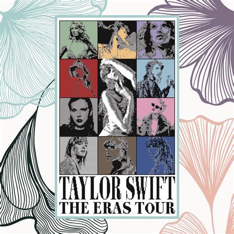Taylor Swift The Eras Tour Ttpd Version Colour Chart Pattern Pdf
