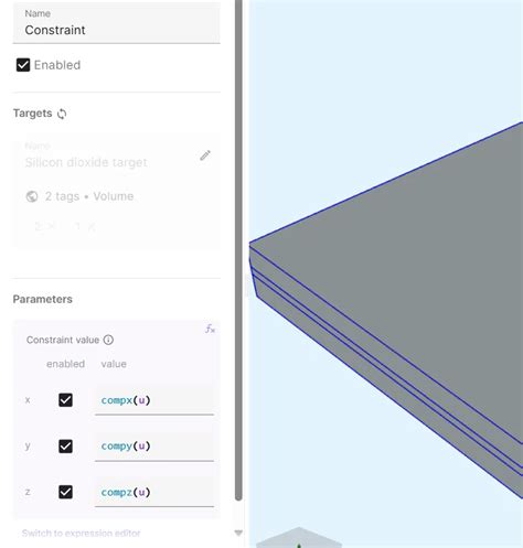 Pull In Analysis Of A Mems Device Quanscient Allsolve Documentation