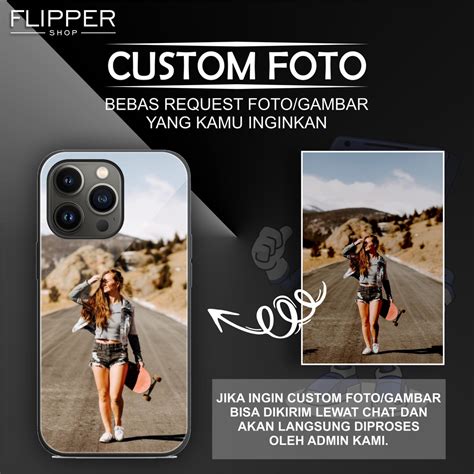 Jual Softcase HP Glasscase Custom Foto Foto Sendiri Aesthetic Keren Untuk Android All Tipe