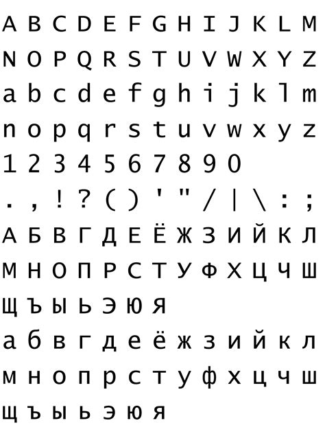 Lucida Console шрифт