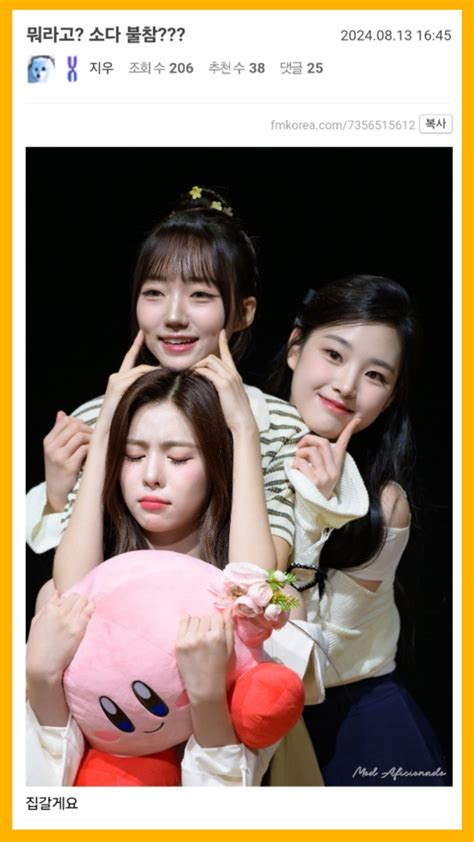 오늘 인생 최대실수 연예인잡담 에펨코리아