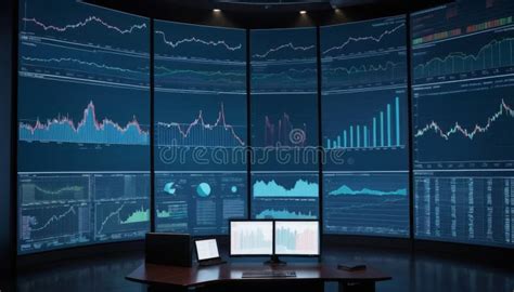 Modern Financial Data Analysis Room Stock Photo Image Of Highstakes