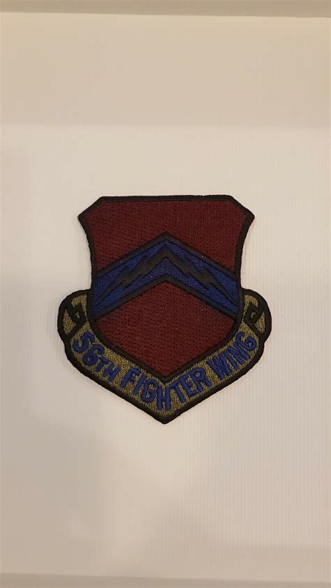 56th Fighter Wing Patch Luke Afb Usaf No Hook Backing For Sale
