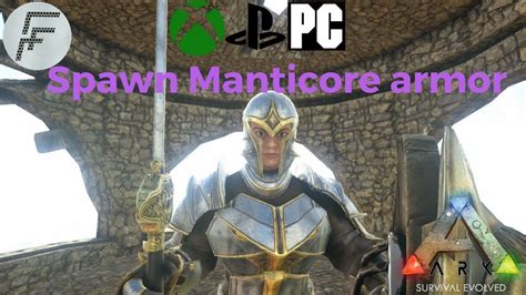 ARK Survival Evolved How To Spawn Manticore Armor YouTube
