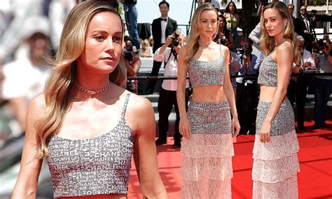 Brie Larson Displays Her Taut Midriff At The Perfect Days Premiere During The Cannes Film Festival