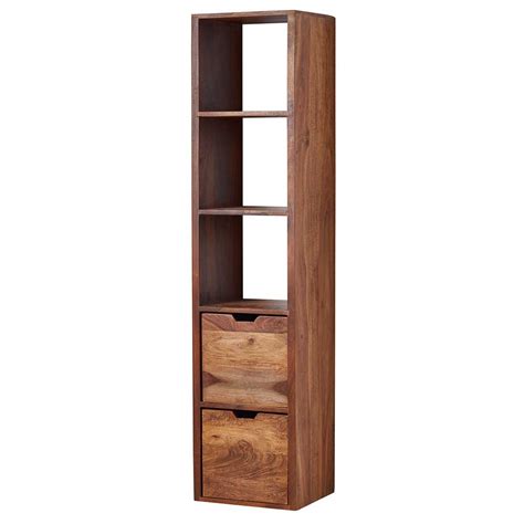 Massivholz Sheesham Regal Ulma Im Rustikalen Stil 60 Cm Hoch
