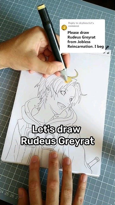 Lets Draw Rudeus Greyrat 💥 ️ Mushokutensei Joblessreincarnation