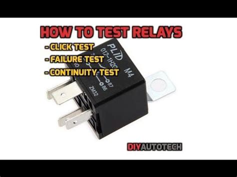 How To Test A Or Pin Relay With Or Without A Diagram YouTube Repair Automotive