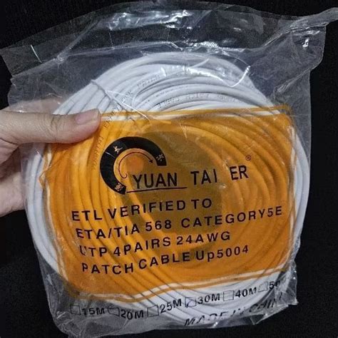 Jual KABEL LAN METER UTP Cable Indoor Ethernet CAT Kabel Jaringan Modem Internet RJ