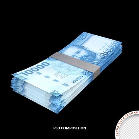 Billet De Banque En Peso Chilien Psd Premium Isolé Psd Premium