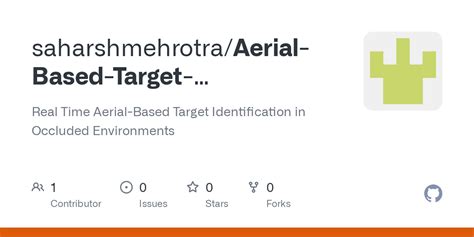 github saharshmehrotra aerial based target identification under