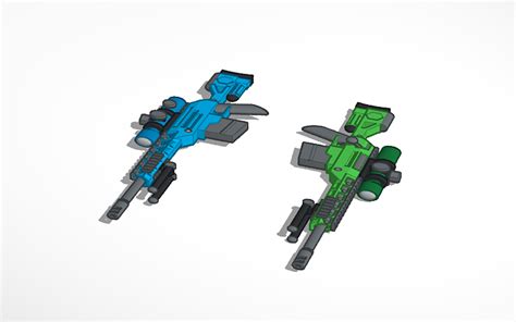 3d Design Gun Tinkercad